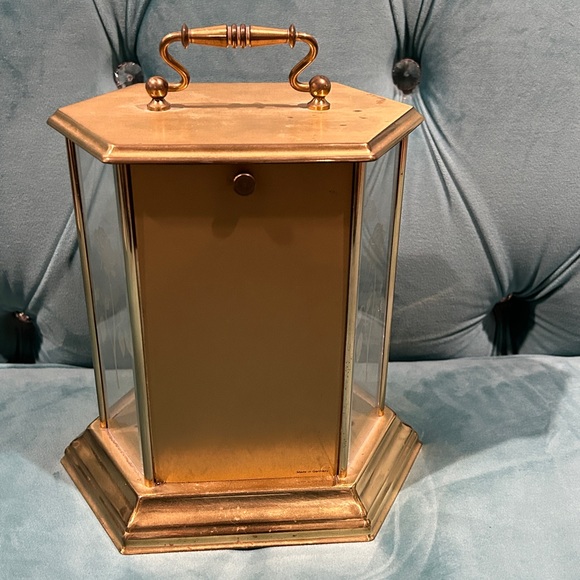 Benchmark | Office | Rare Benchmark Brass Mantle Chime Pendulum Clock ...